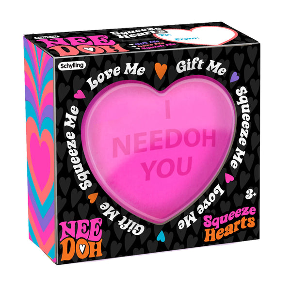 Schylling NeeDoh Squeeze Heart Assorted – Two Kids and A Dog