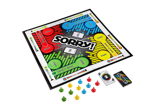 Sorry game – Two Kids and A Dog